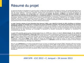 SIFR : Indexation sémantique de ressources biomédicales francophones | PDF