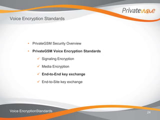 PrivateGSM - Voice Encryption Technical Overview | PPTX
