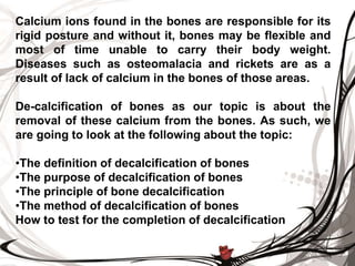 13 04-2015 bone biopsy and its decalcification stmu | PPTX