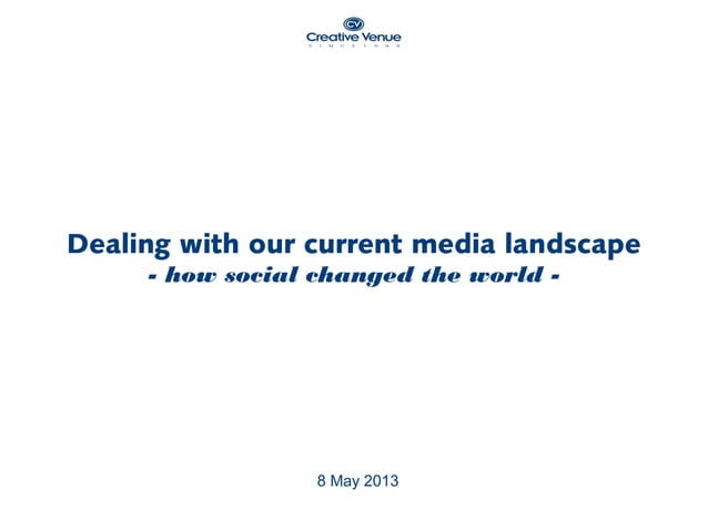 A changing media landscape | PPT