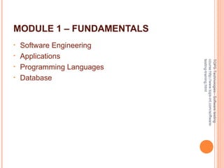 Software testing Training Syllabus Course | PPT