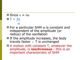 13.1.1 Shm Part 2 Circular To Shm | PPT