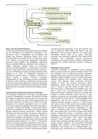 Post-harvest technology and food processing innovations: Prospects and challenges in Bangladesh ...
