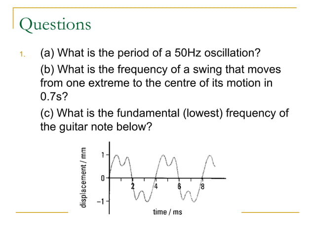 13.1. Mechanical Oscillations | PPT | Physics | Science