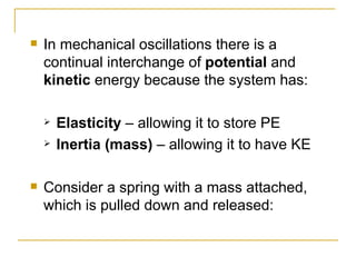 13.1. Mechanical Oscillations | PPT | Physics | Science