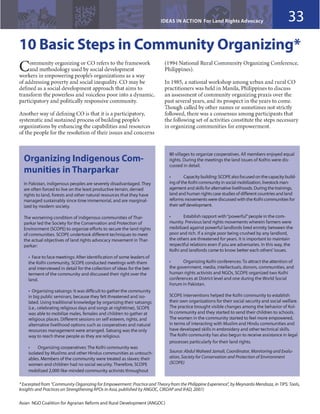 13 10-basic-steps-in-community-organizing | PDF