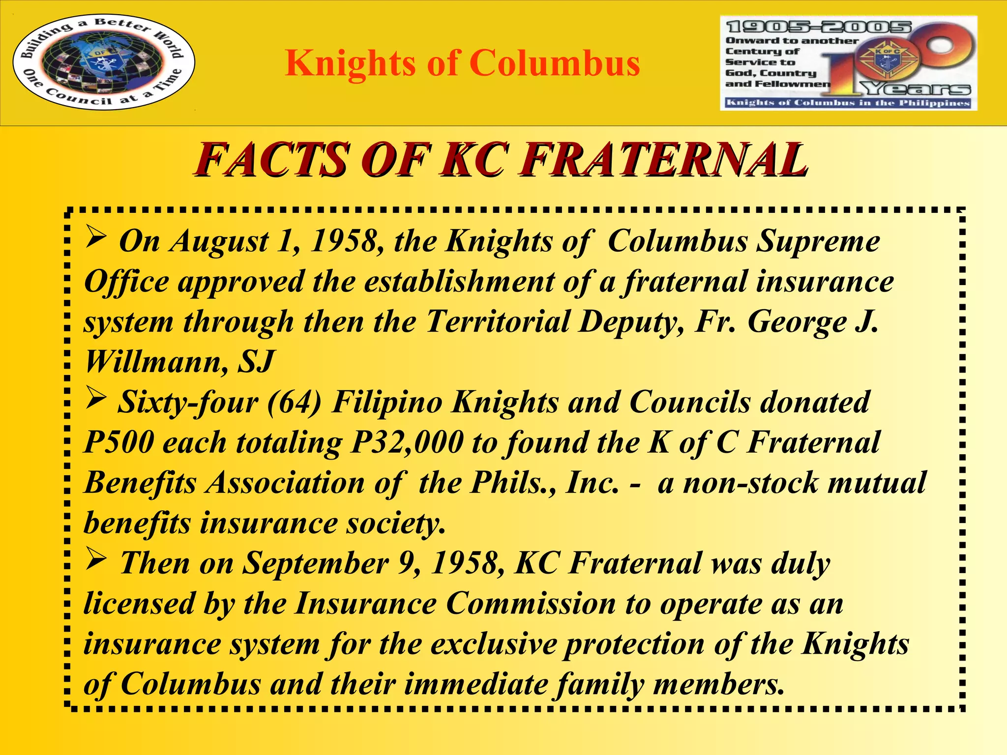 13. kc fraternal | PPT