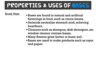 Acid and Base Solutions | PDF | Chemistry | Science
