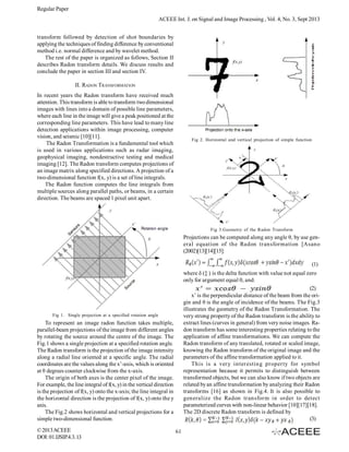 Shot Boundary Detection using Radon Projection Method | PDF