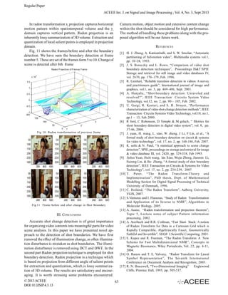 Shot Boundary Detection using Radon Projection Method | PDF