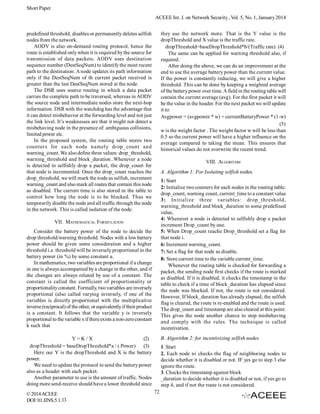 Selfish Node Isolation & Incentivation using Progressive Thresholds | PDF | Computer Networking ...