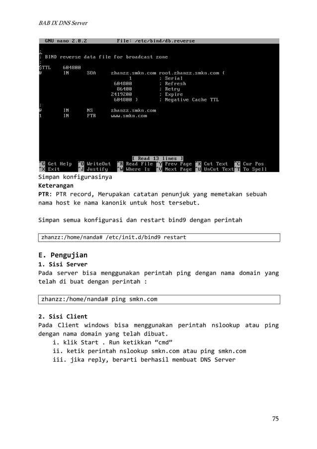 konfigurasi dns | PDF