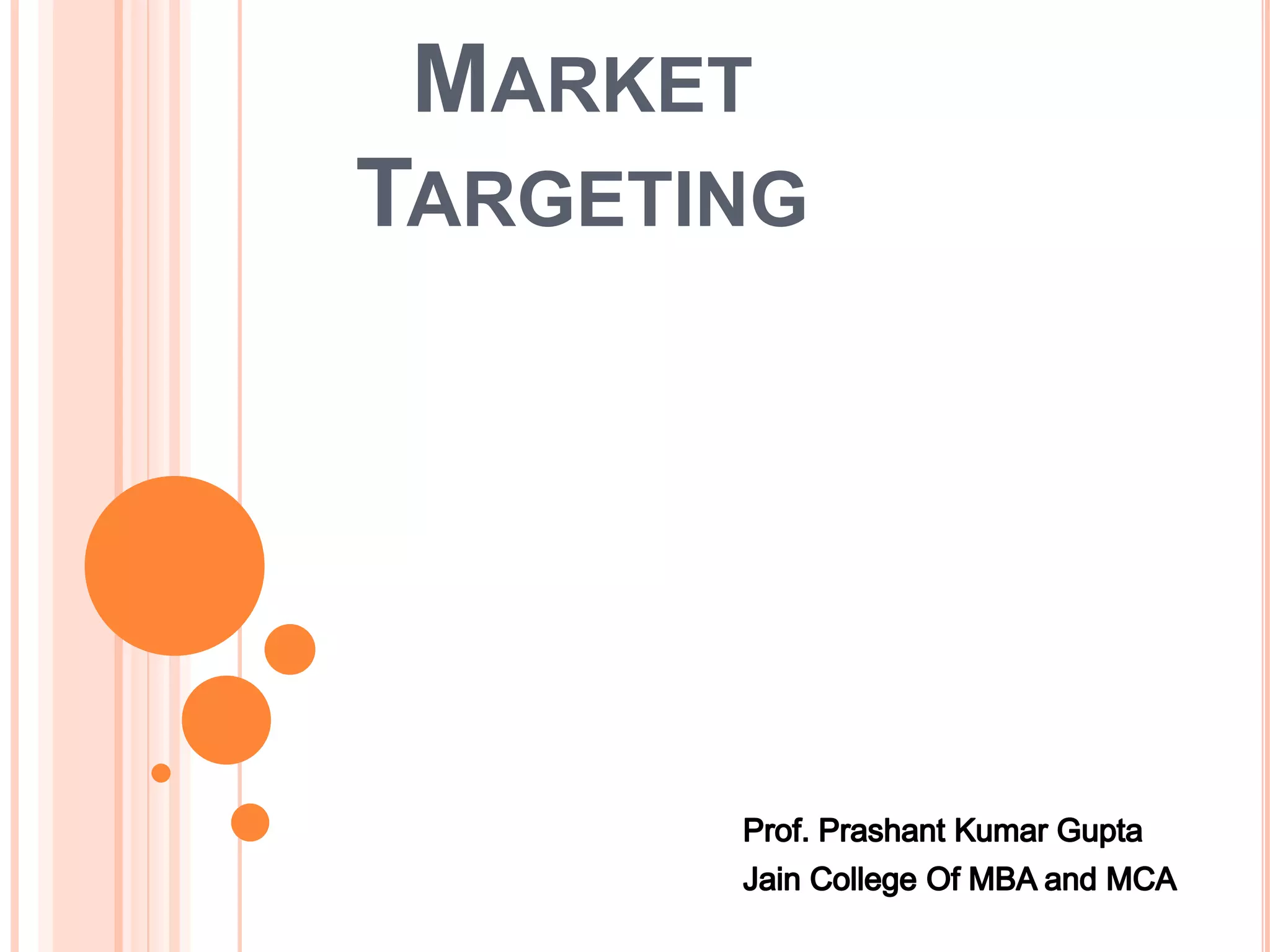 Market Targeting | PPTX