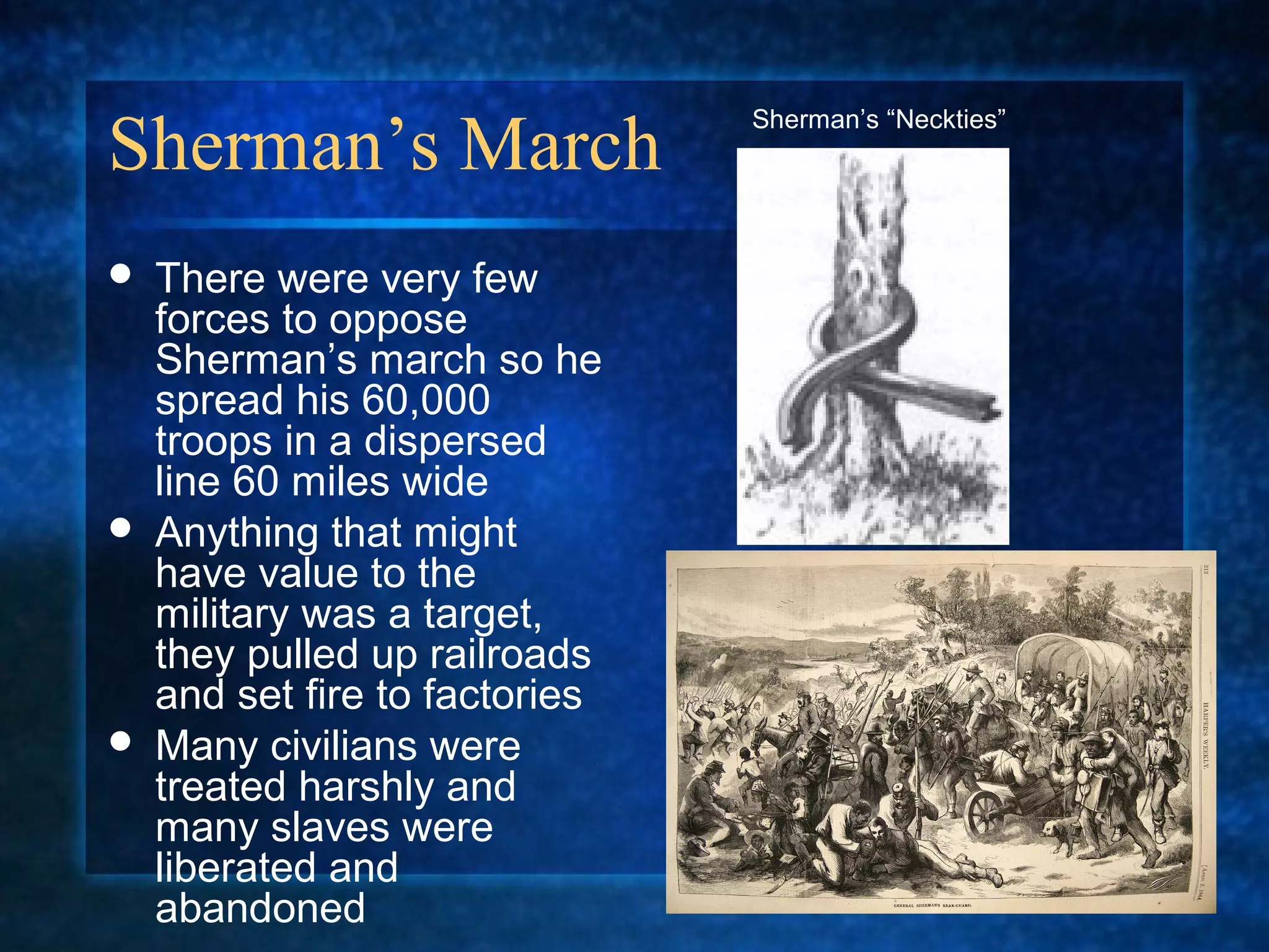13. sherman's march | PPT | Death, Injury, or Military Conflict ...