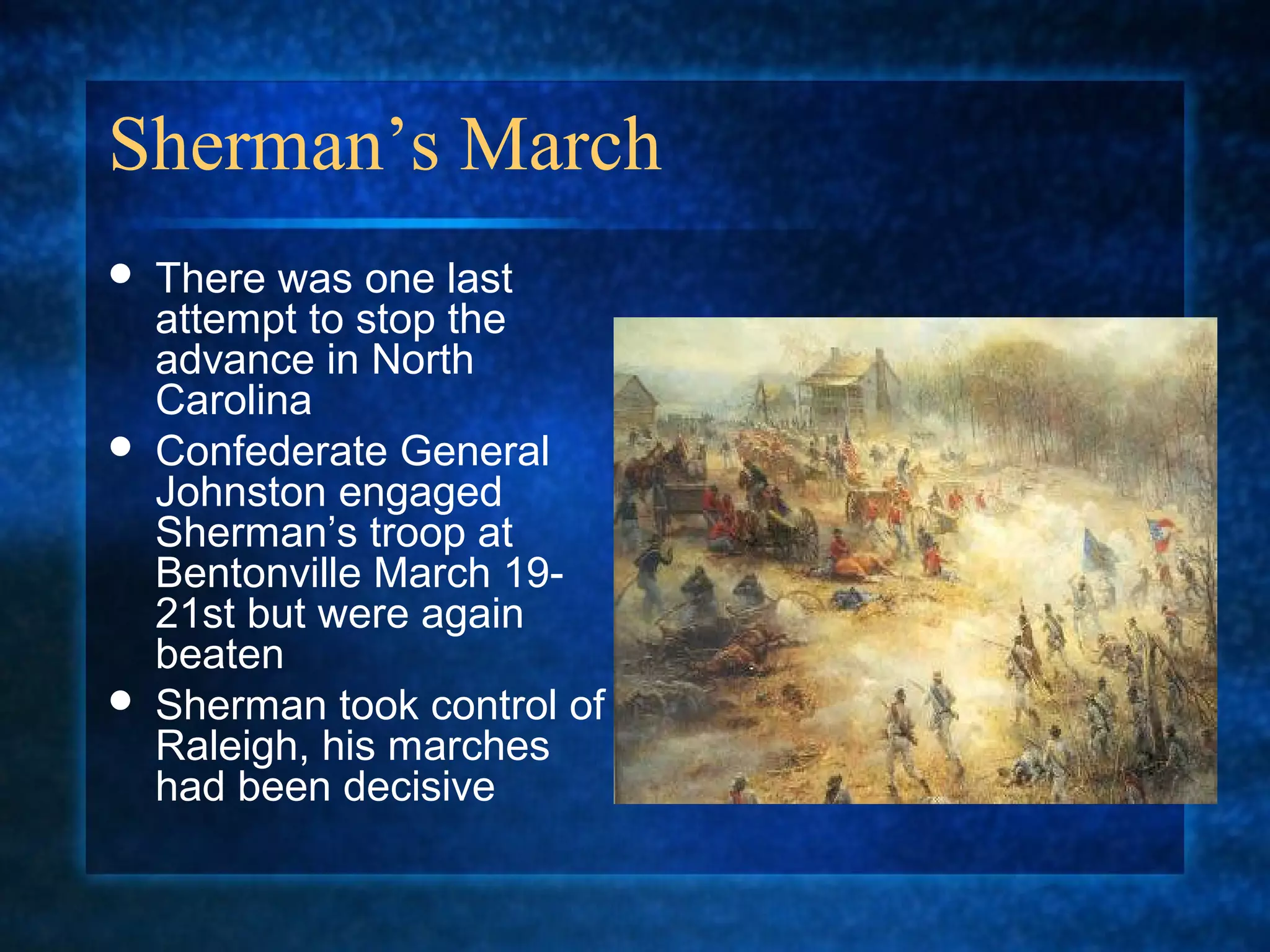13. sherman's march | PPT | Death, Injury, or Military Conflict ...