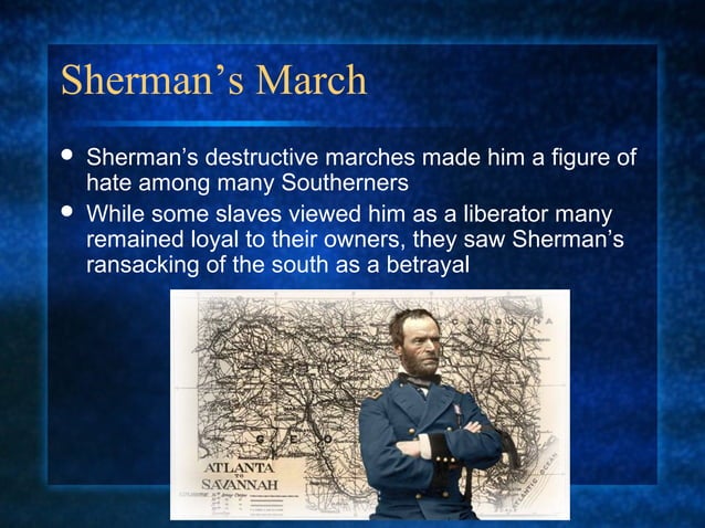 13. sherman's march | PPT | Death, Injury, or Military Conflict ...