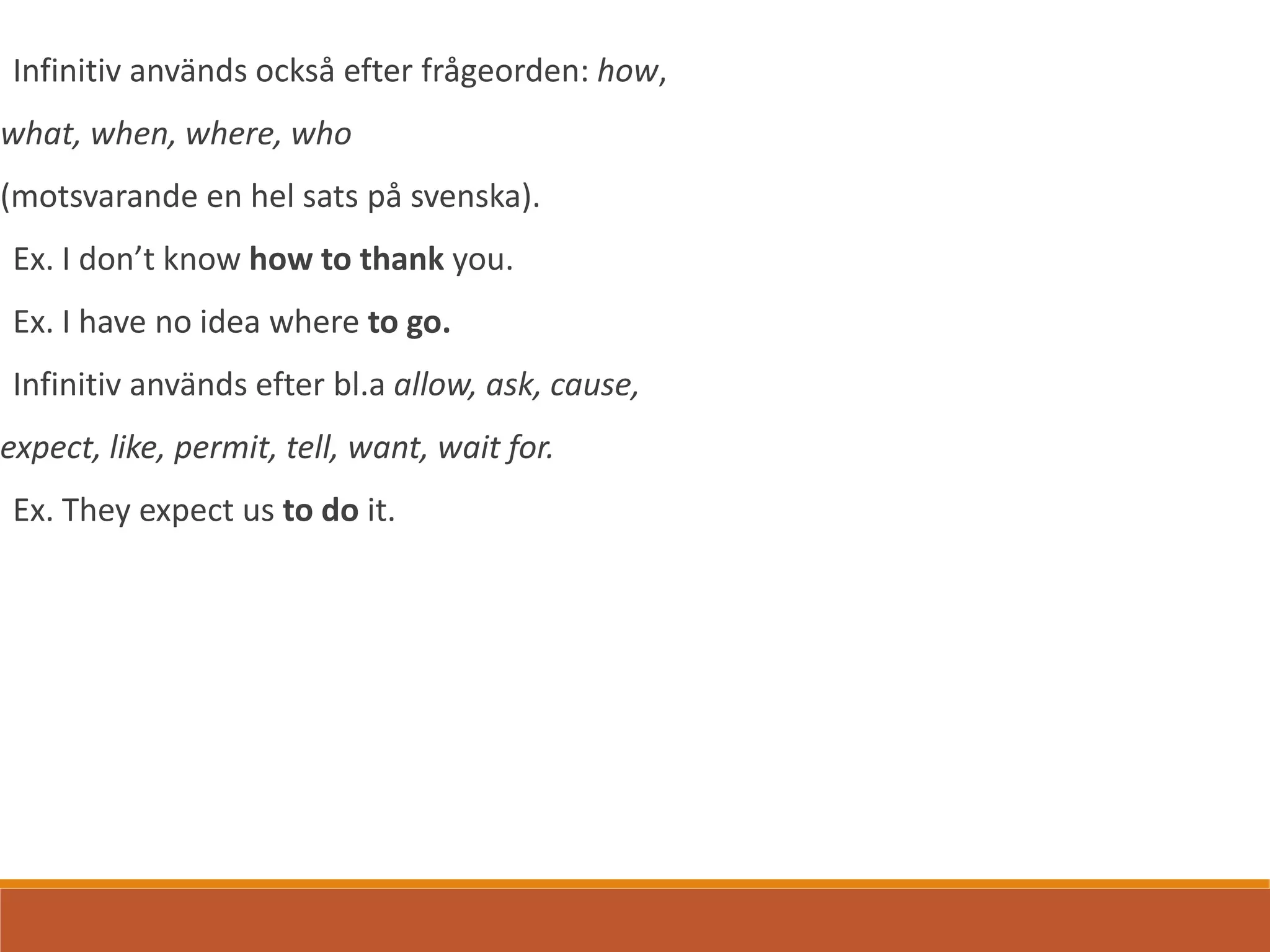 13.infinitive and the ingform | PPT