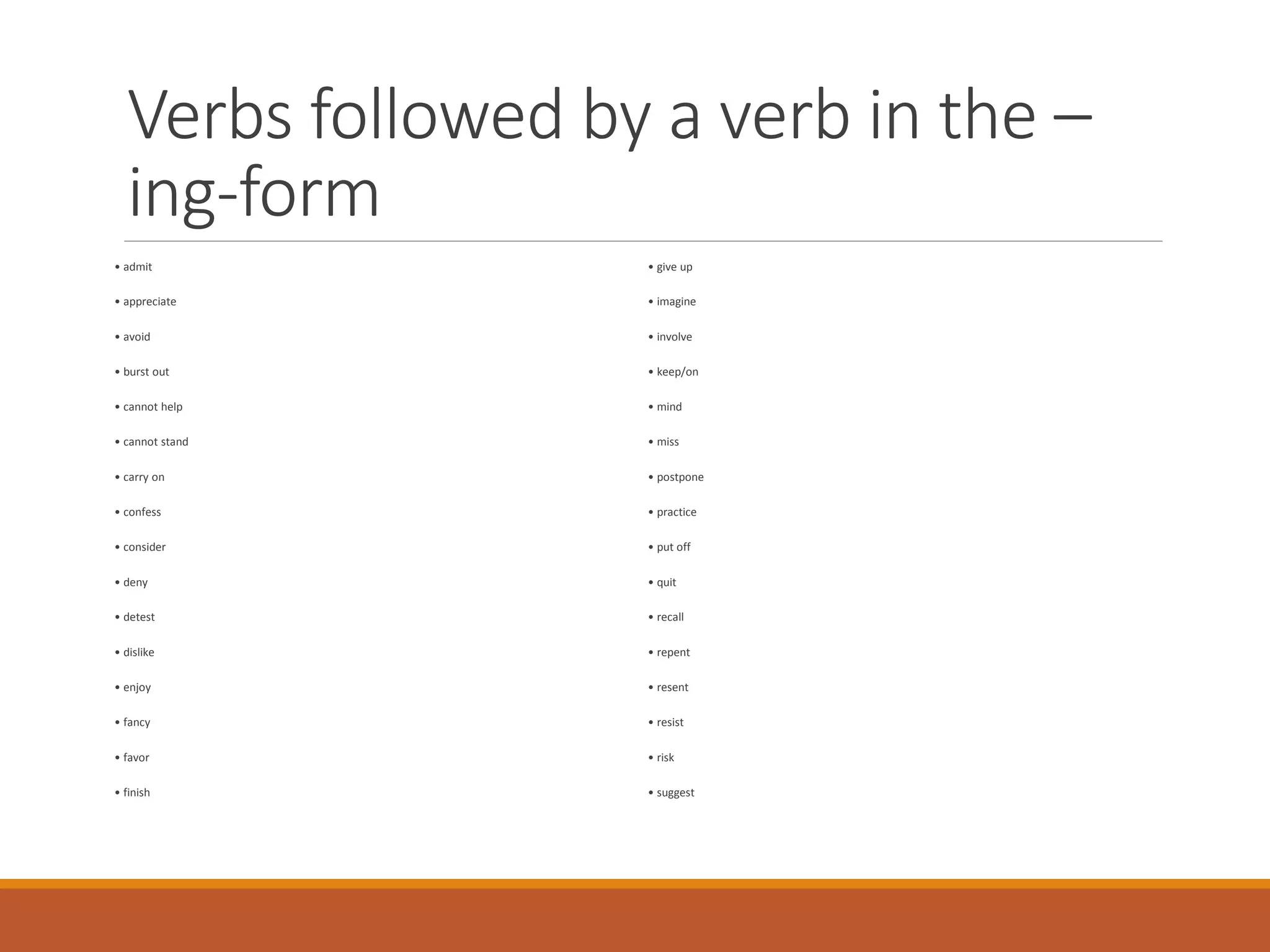 13.infinitive and the ingform | PPT