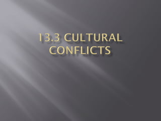 Post-WWI Cultural Conflicts | PPT