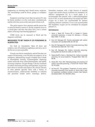 Carbon Monoxide Poisoning | PDF
