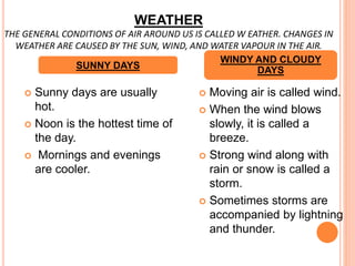 13.air water and weather | PPTX
