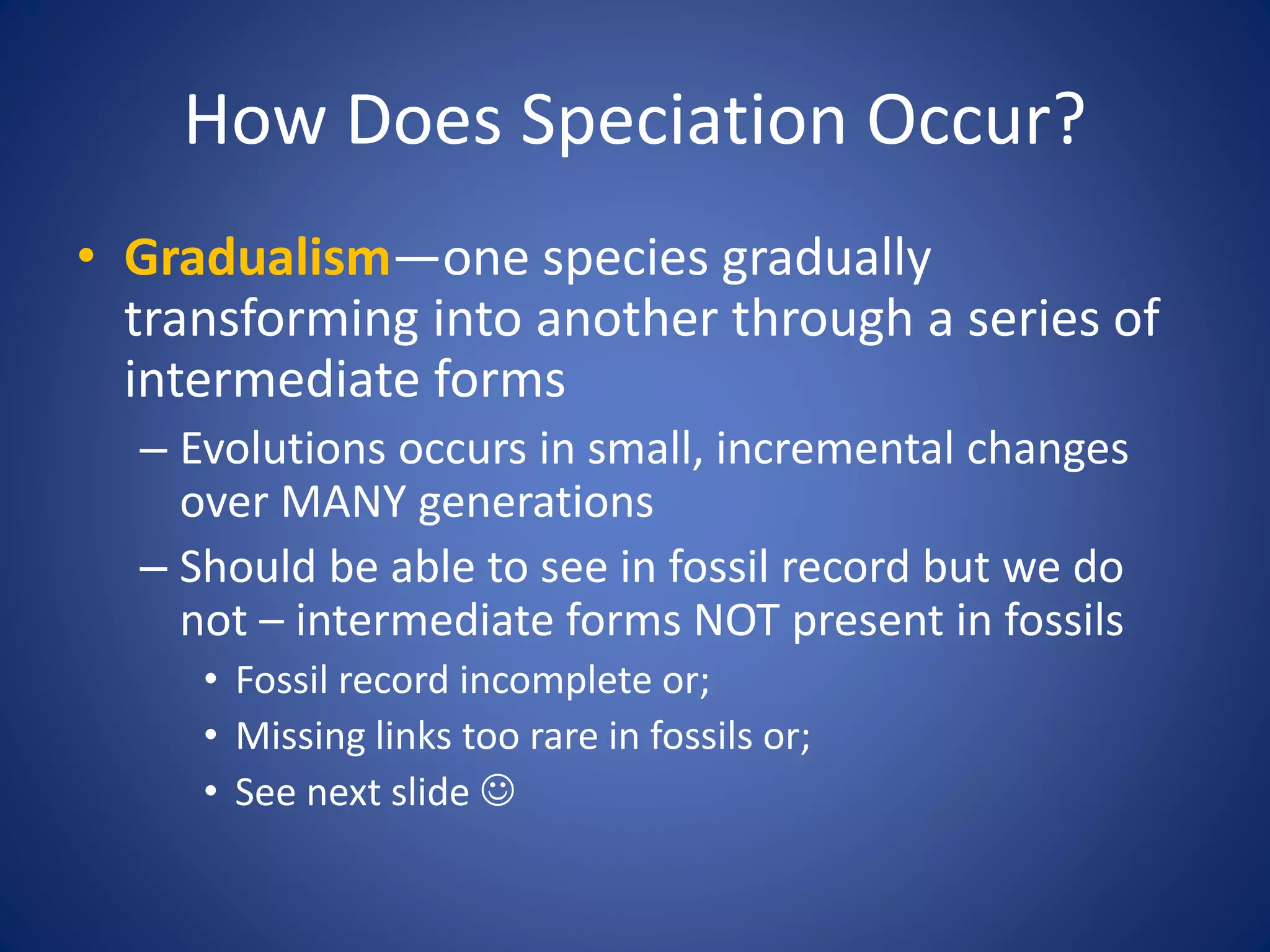 Speciation | PPTX