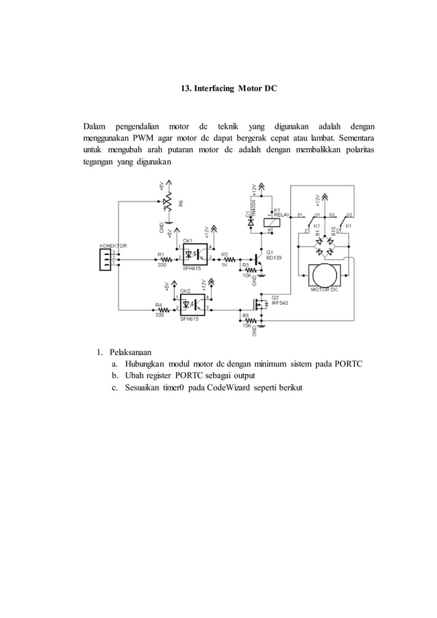 13. interfacing motor dc | DOCX