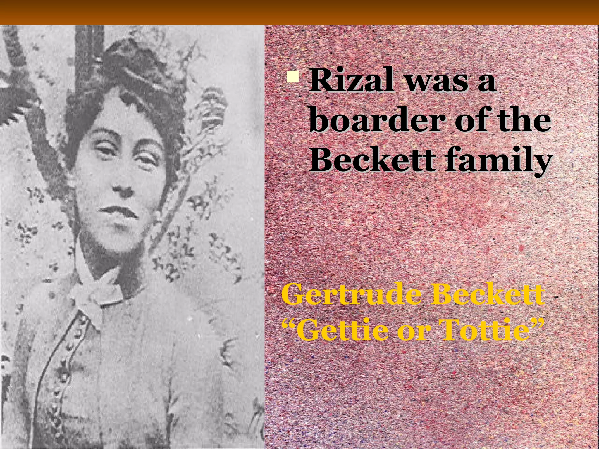 rizal in london and USA | PPT