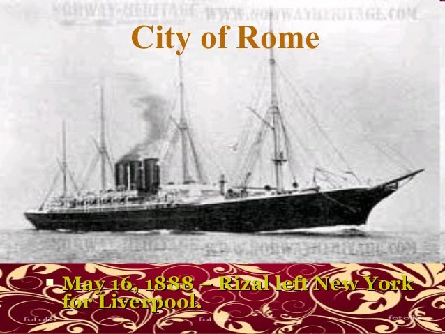 rizal in london and USA