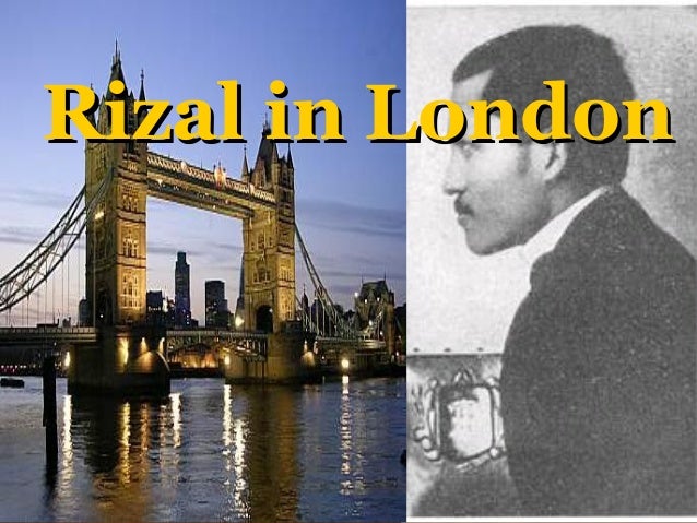 rizal in london and USA