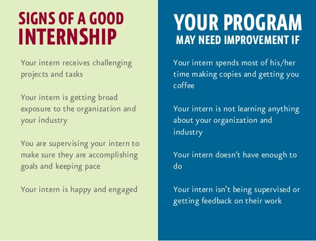Good Internships are Good Business
