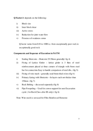NATM (New Austrian Tunneling Method ) in Tunneling | PDF