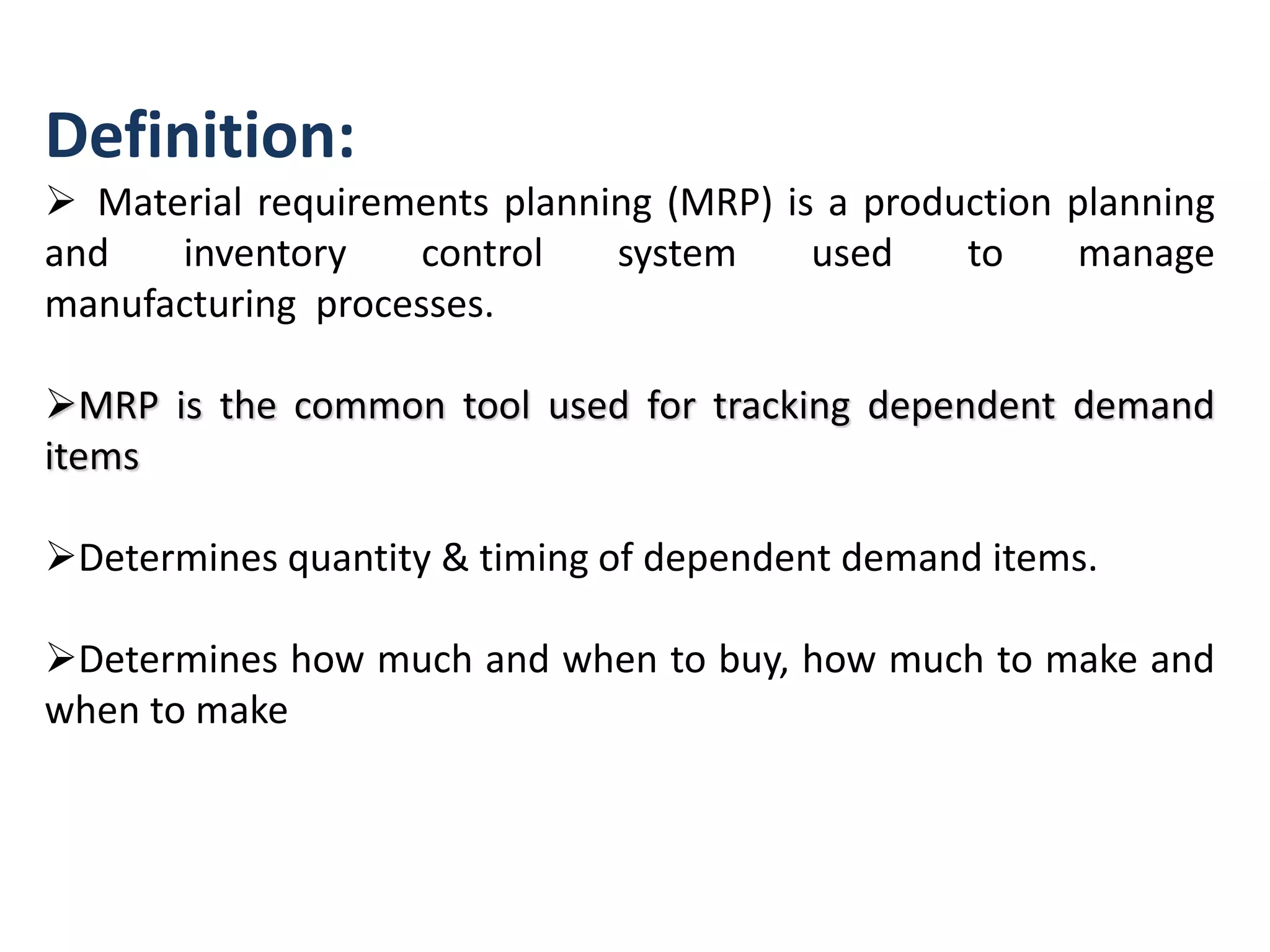 samer amale mrp presentation | PPTX