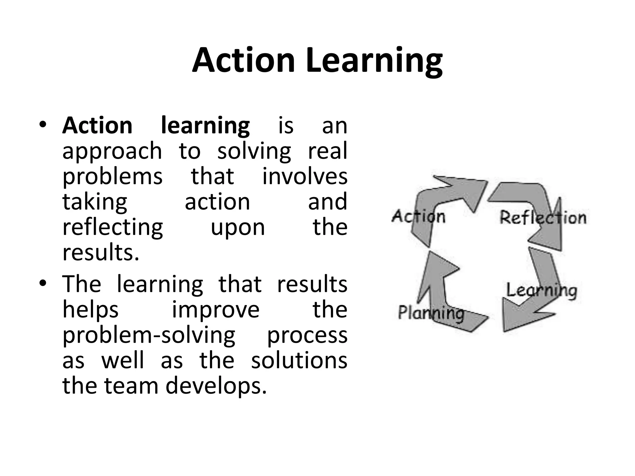 Action learning OD interventions - Organizational Change and ...
