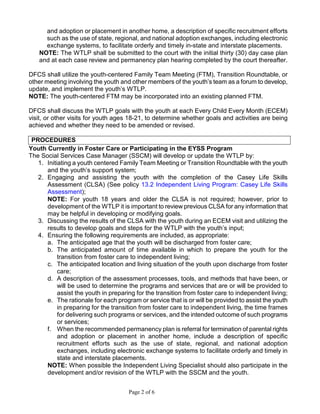 13.3 written transitional living plan | PDF