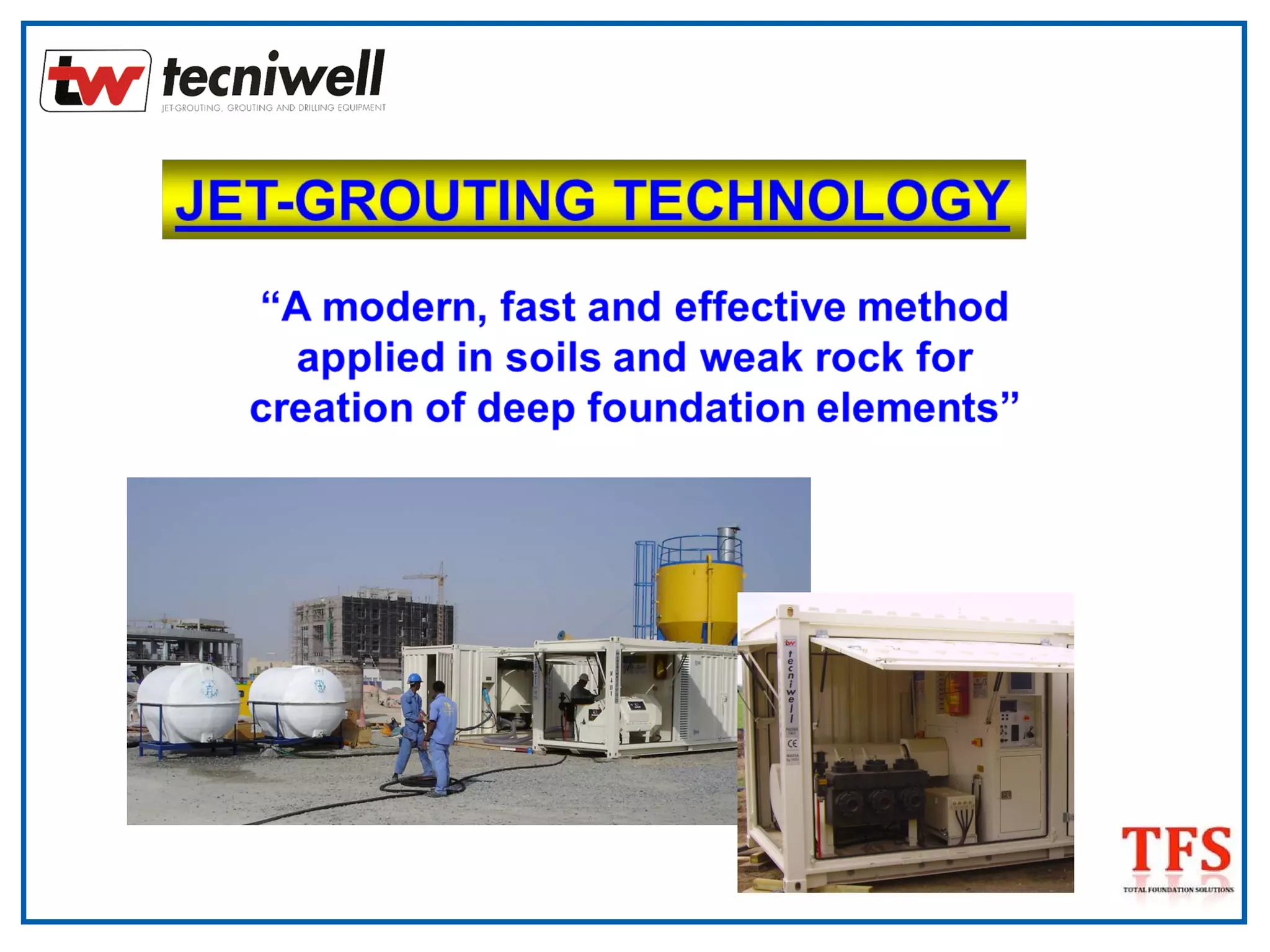 Jet-grouting Technology | PDF