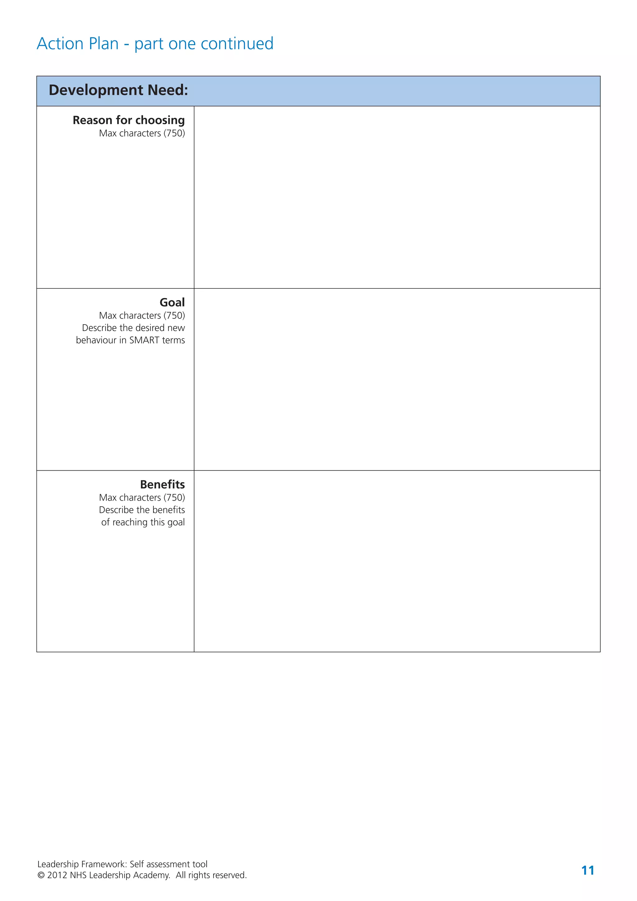 13.nhs leadership framework-leadership-frameworkselfassessmenttool | PDF