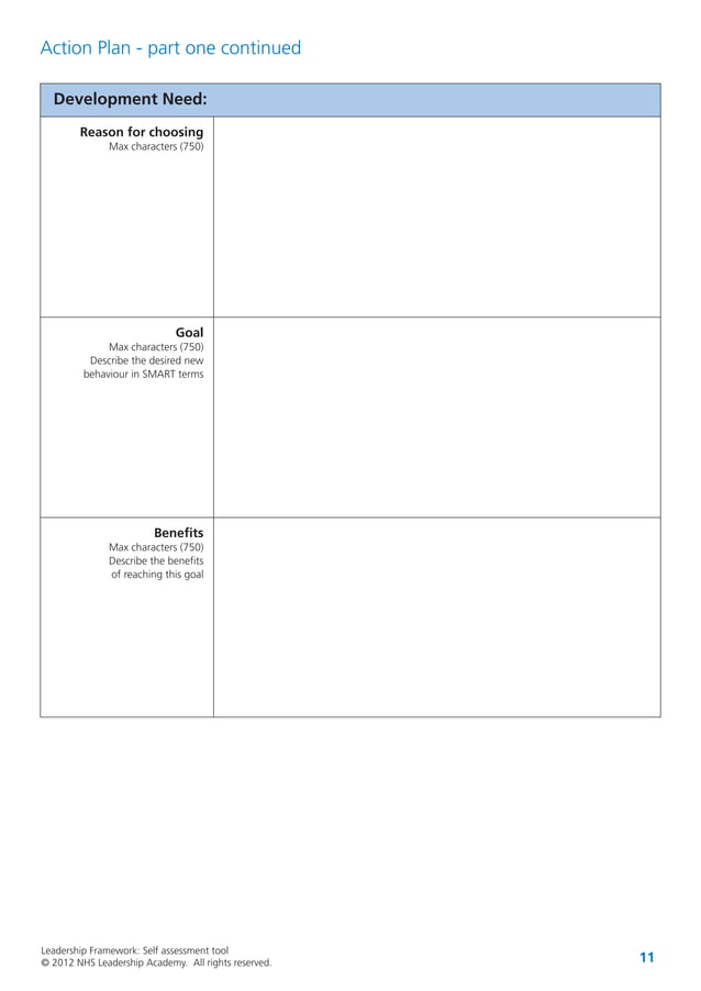 13.nhs leadership framework-leadership-frameworkselfassessmenttool | PDF