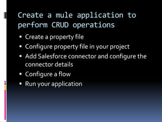 mule salesforce | PPT