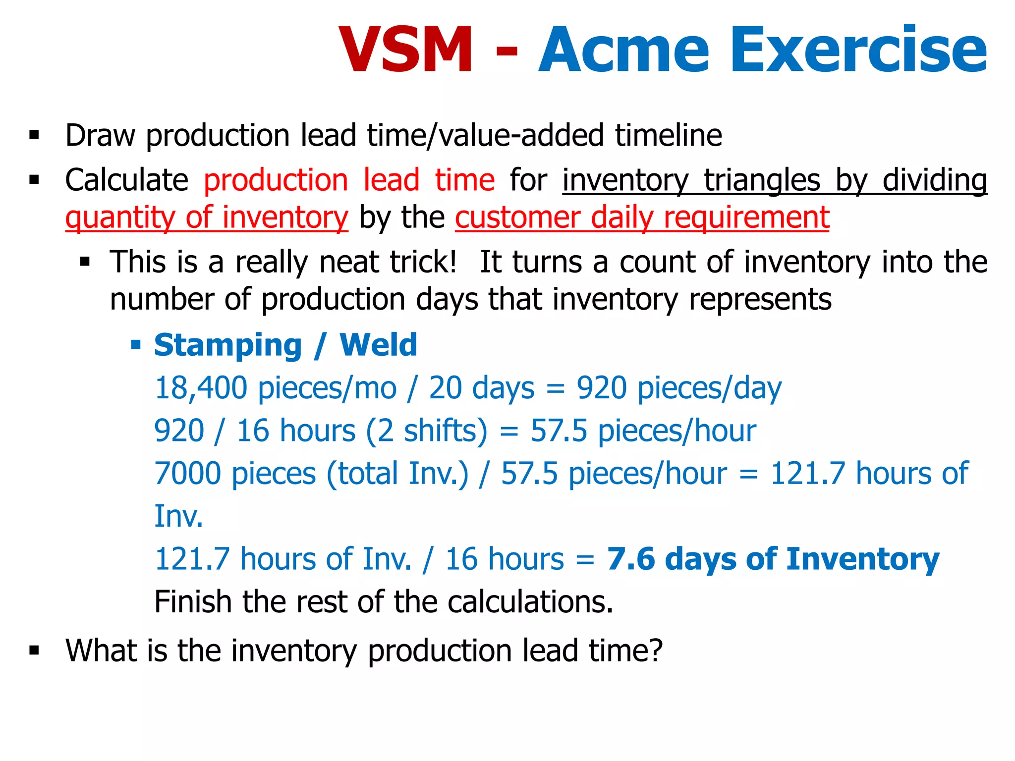 13. value stream mapping | PPTX