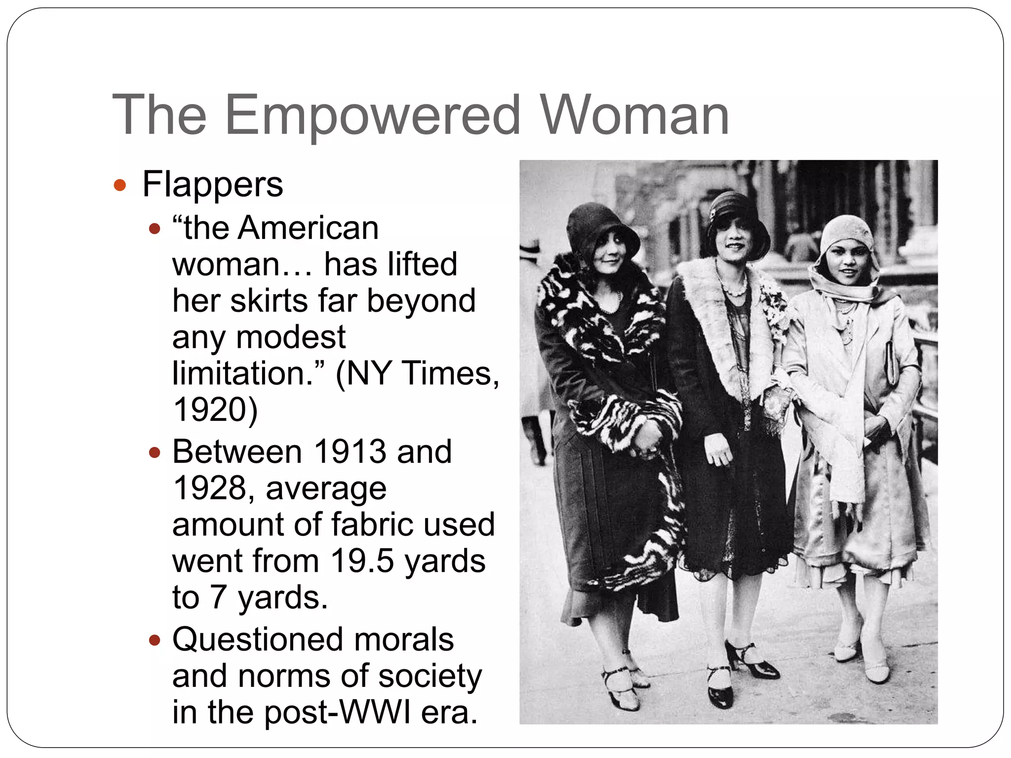 Society & Culture of the 1920s PPT | PPTX