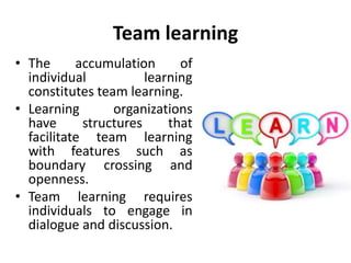 Learning organization - Manu Melwin Joy | PPTX | Business | Business ...