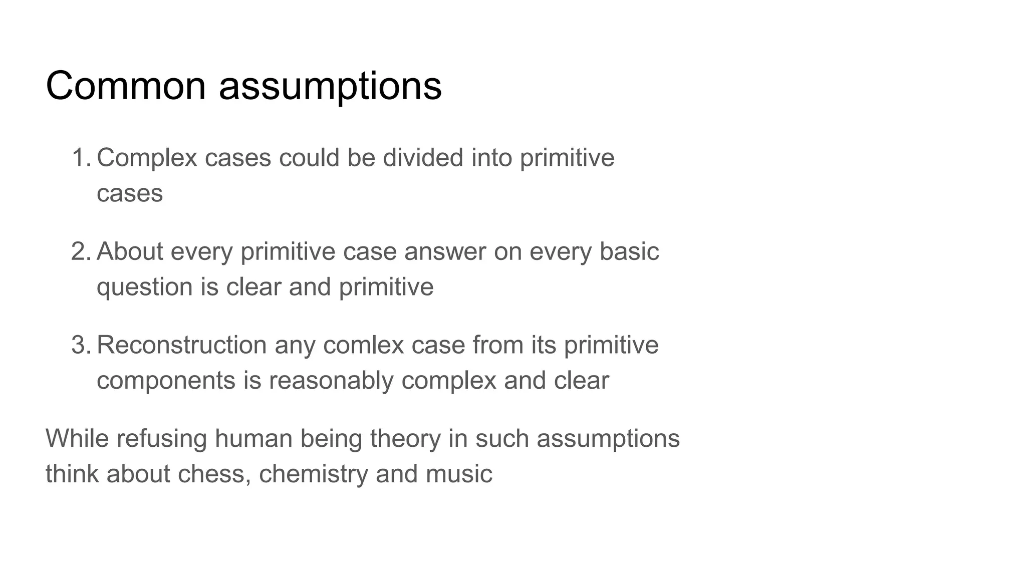 13. assumptions | PPTX | Science