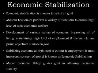 13. monetary & fiscal policy | PPTX | Business Accounting & Finance ...