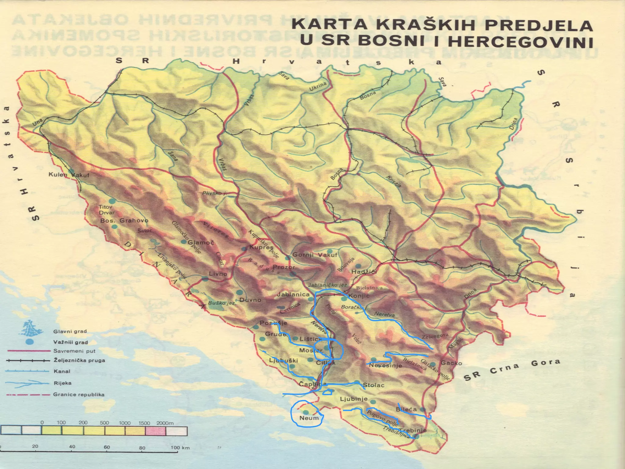 13. Podjela reljefa BiH na reljefne cjeline | PPT