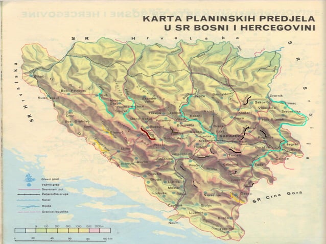 13. Podjela reljefa BiH na reljefne cjeline | PPT
