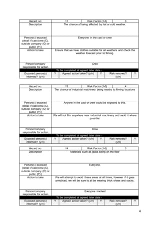 Risk Assessment | DOCX