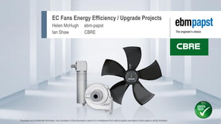 EC Fans Efficiency / Upgrade Projects | PDF