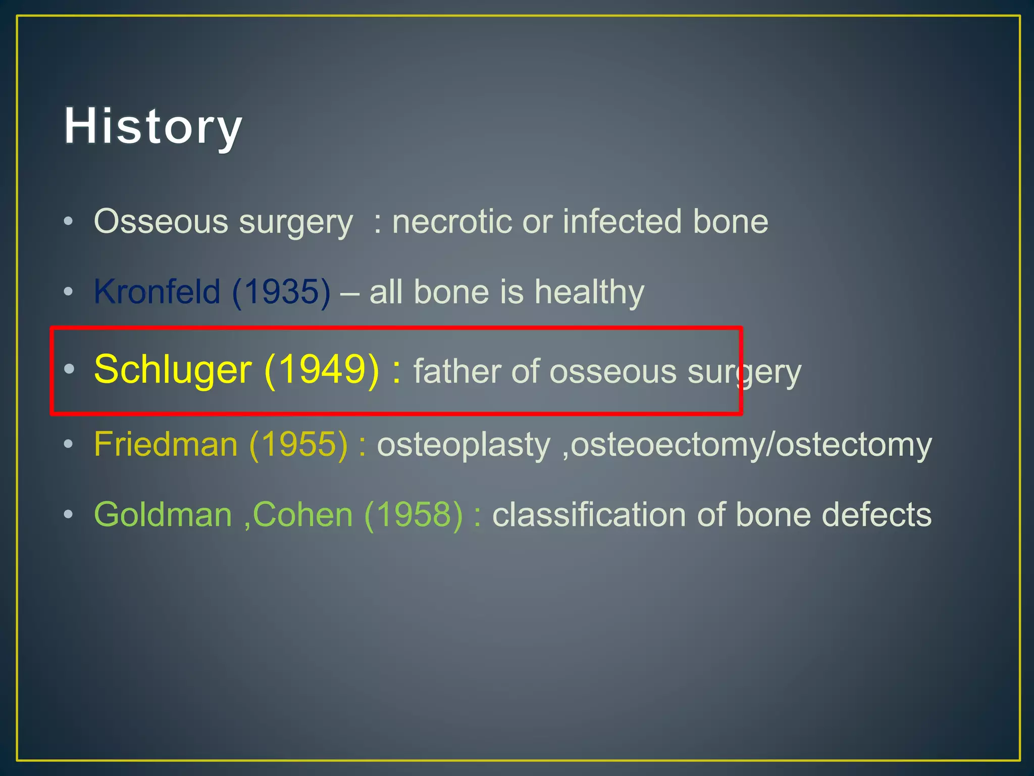 Resective osseous surgery | PPTX