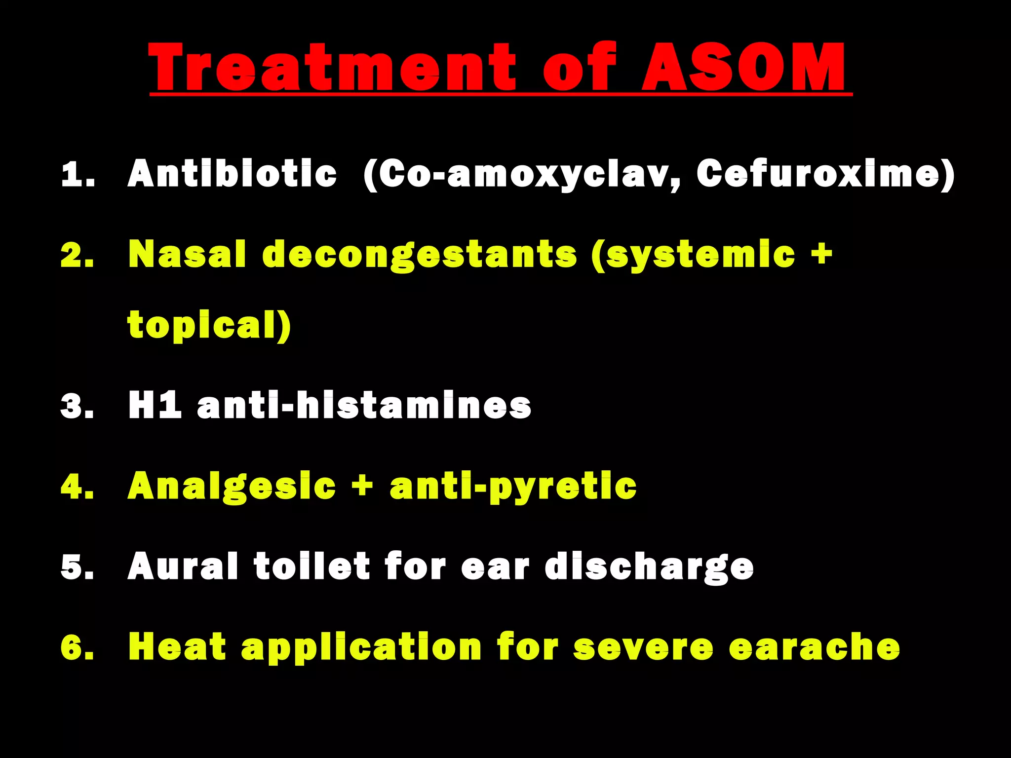 Acute suppurative otitis media | PPT